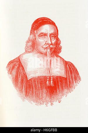 English Soldier, 1630. Soldier from the Stuart period, carrying a Stock ...