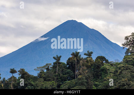 The perfect symmetrical cone of Sumaco Volcano, a stratovolcano in ...