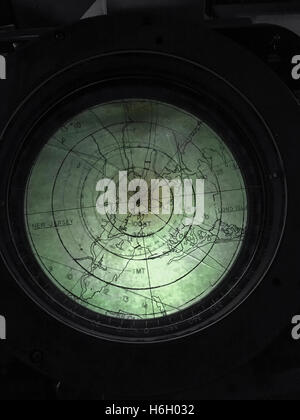 Ships navigation radar screen Stock Photo - Alamy