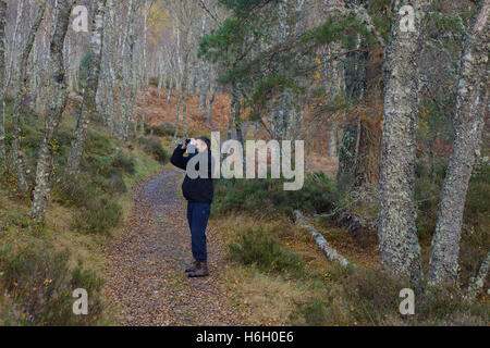 Birdwatching in the Muir of Dinnet National Nature Reserve Cairngorms ...