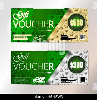 Gift voucher template Stock Vector Image & Art - Alamy