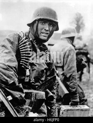 German Soldier, Battle of the Bulge; Second World War, 1944 Stock Photo ...