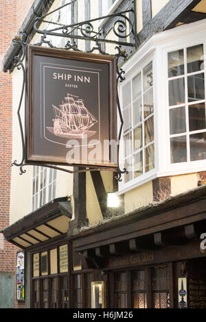 The Ship Inn, Martins Lane, Exeter, Devon, England Stock Photo - Alamy