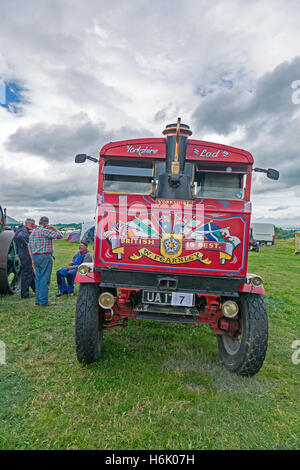 A 1927 Yorkshire steam wagon 'Yorkshire Lad' at the Low Ham Steam Rally ...
