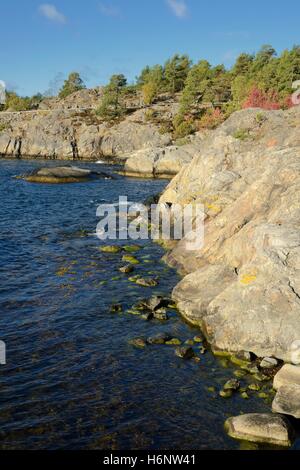 Nynashamn Archipelago with blue sky Stock Photo - Alamy