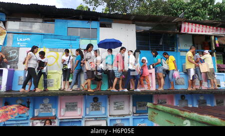 Entrance to Manila North Cemetery in Manila in Luzon Metro Manila in ...