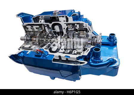 Cross section of a modern automatic transmission of a truck Stock Photo ...
