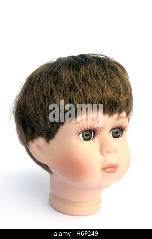 Dolly Head on Plain Background Stock Photo - Alamy