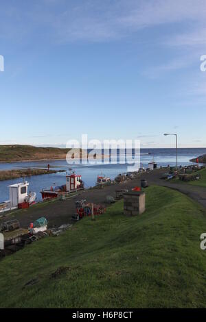 Brora harbour Scotland November 2013 Stock Photo - Alamy