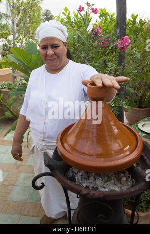 Fouzia, a traditional dada (traditional female chef) at Dar Les ...