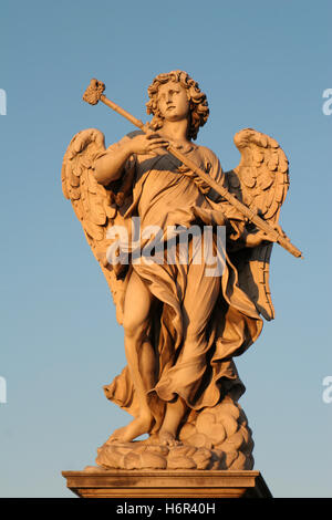 Rome - Angel statue from Angels bridge Stock Photo - Alamy