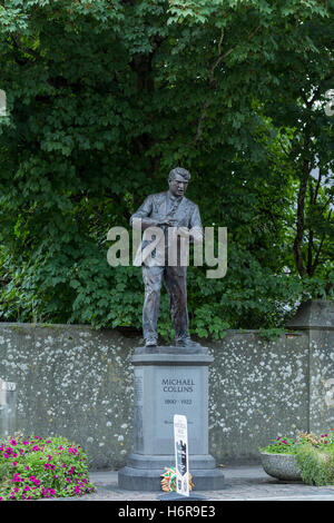 Statue of Michael Collins at Clonakilty in Ireland Stock Photo - Alamy