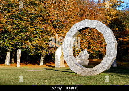 Stone Sculptures at Heavens Gate, Longleat, Wiltshire Stock Photo - Alamy