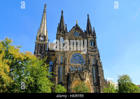 Leipzig Peterskirche - Leipzig Peters Church 03 Stock Photo - Alamy
