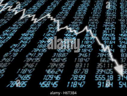 Global business and money concepts. Falling dollar currency Stock Photo ...