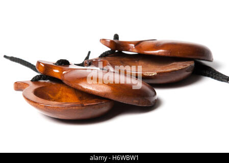 Spanish castañuelas (castanets) - percussion instrument used in ...
