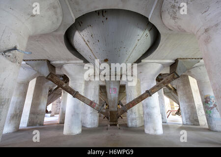Inside of Concrete Silo Stock Photo - Alamy