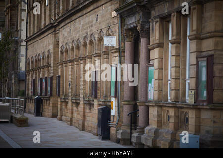 Nelson Lancashire Library town hall Market Square pendle hill behind ...