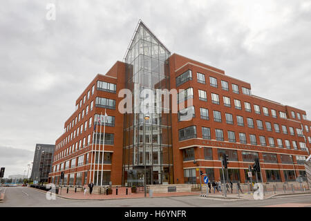 Tŷ Hywel, offices of the Welsh Assembly building, Cardiff Bay, Wales ...