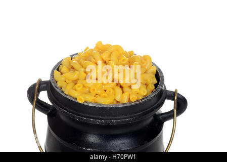 Macaroni and cheese in a pot Stock Photo - Alamy