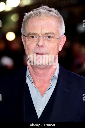 Stephen Daldry attending the premiere of The Crown at Odeon Leicester ...