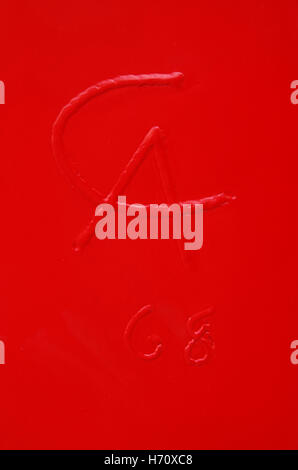 Alexander Calder, red stabile sculpture Belém Stock Photo - Alamy