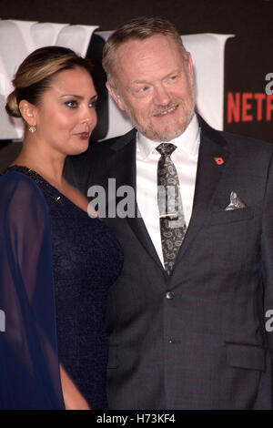 London, UK. Jared Harris and wife Allegra Riggio, (right) Dexter ...