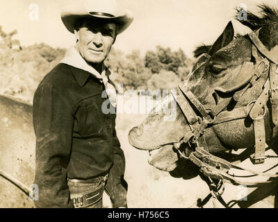 American actor Randolph Scott in the film Seven Men from now, USA 1956 ...
