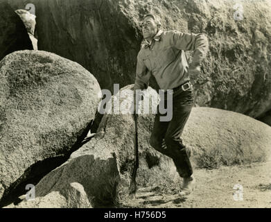 American actor Randolph Scott in the film Seven Men from now, USA 1956 ...