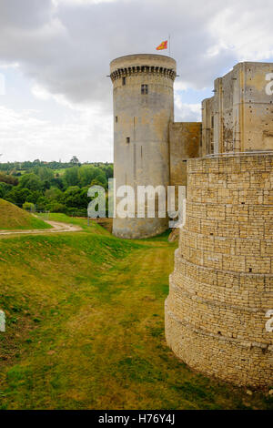 The chateau at Falaise Calvados Normandy France birthplace of William ...