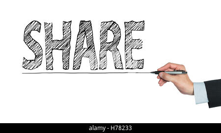 Conceptual hand writing showing Share Promote Increase Create Discover ...