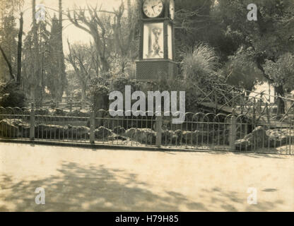 Pincio Garden, the waterclock, Rome, Italy Stock Photo - Alamy