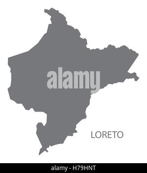 Map of Loreto, a province of Peru Stock Vector Image & Art - Alamy