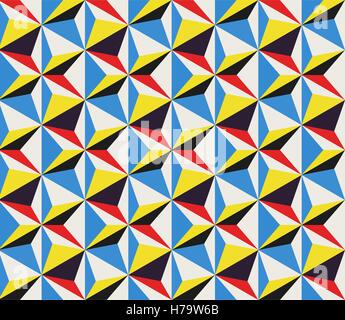 Blue, red and yellow color seamless pattern texture and template ...