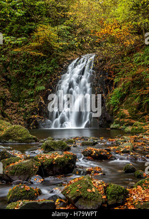 Glenoe Waterfall, County Antrim, Northern Ireland Stock Photo - Alamy