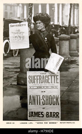 VOTES FOR WOMEN English Suffragette newspaper 10 December 1915 Stock ...