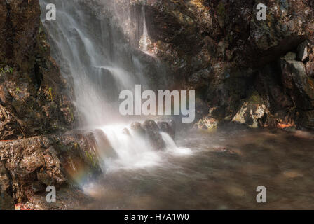 Beautiful waterfall. Caledonia (Kalidonia) waterfalls. Troodos ...