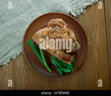 Lithuanian pork cooked ham Stock Photo - Alamy