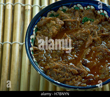Dinuguan Filipino stew made from Pork and Pig blood Stock Photo - Alamy