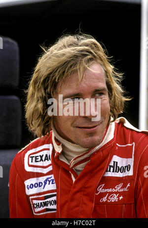 James Hunt, the 1976 World Motor Racing Champion, marries for the ...