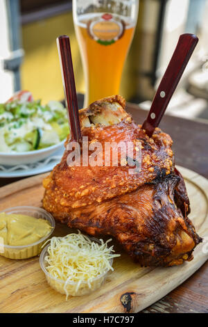 German Pork Knuckle Stock Photo - Alamy