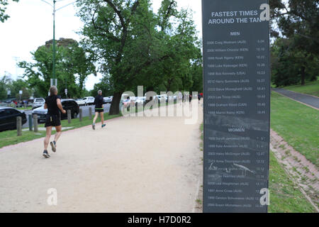 The ‘Tan’ jogging track in Melbourne Stock Photo - Alamy
