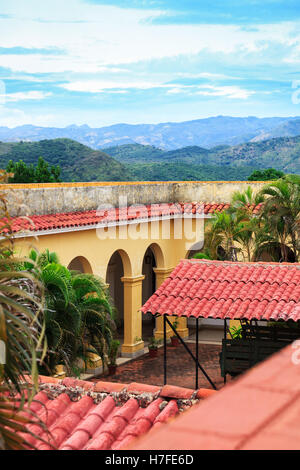 beautiful old patio in the Trinidad Stock Photo - Alamy