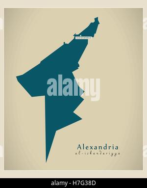 Vector city map of Alexandria Egypt Stock Vector Image & Art - Alamy