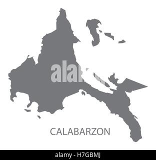 Map of the Philippines with regions. A simple country border map with ...