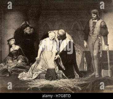 Paul Delaroche The Execution of Lady Jane Grey, 1833 Stock Photo - Alamy