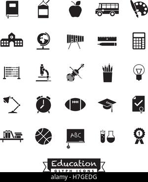 Abacus glyph icon, school and education, math sign vector graphics, a ...