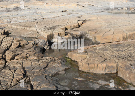 Flats Dolostone Bed rock pools, Kimmeridge Bay, Dorset Stock Photo - Alamy