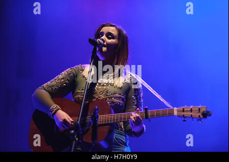 Liverpool, UK. 4th November 2016. Singer and former X Factor runner up ...
