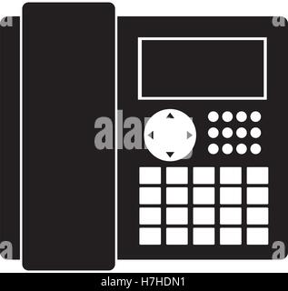 telephone service with arrows vector illustration design Stock Vector ...